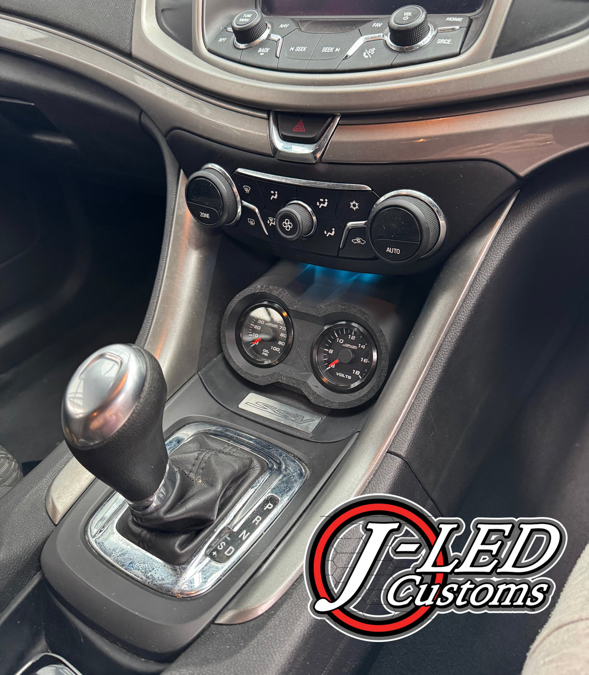 GAUGE POD AND CUSTOM 52MM GAUGES for VF COMMODORE – J-Led Customs